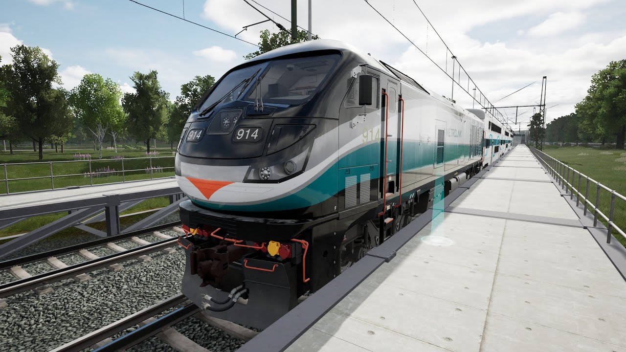 Train Sim World 4 | EMD F125 Metrolink | The Training Centre | Let's ...
