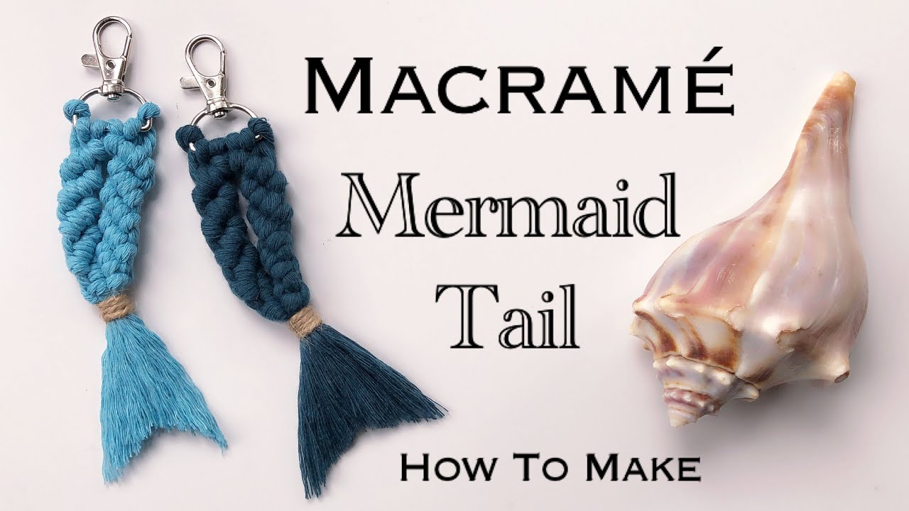 Macrame Mermaid Tail / DIY - YouTube