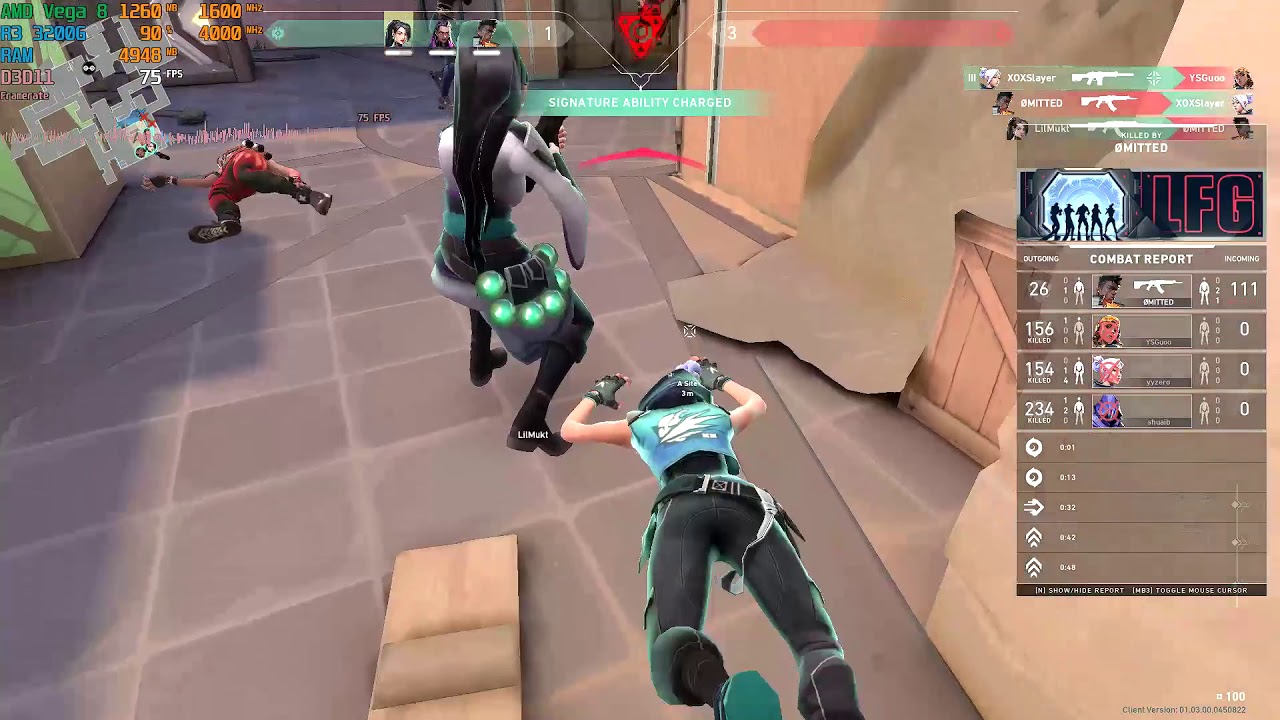 CPU AMD R3 3200 | A320 | Game VALORANT | Low Seting - YouTube