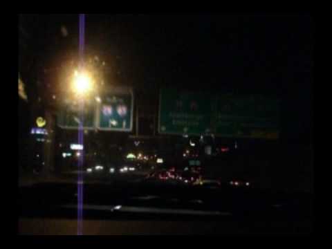 Driving through Atlanta on the Downtown Connector (night) - YouTube