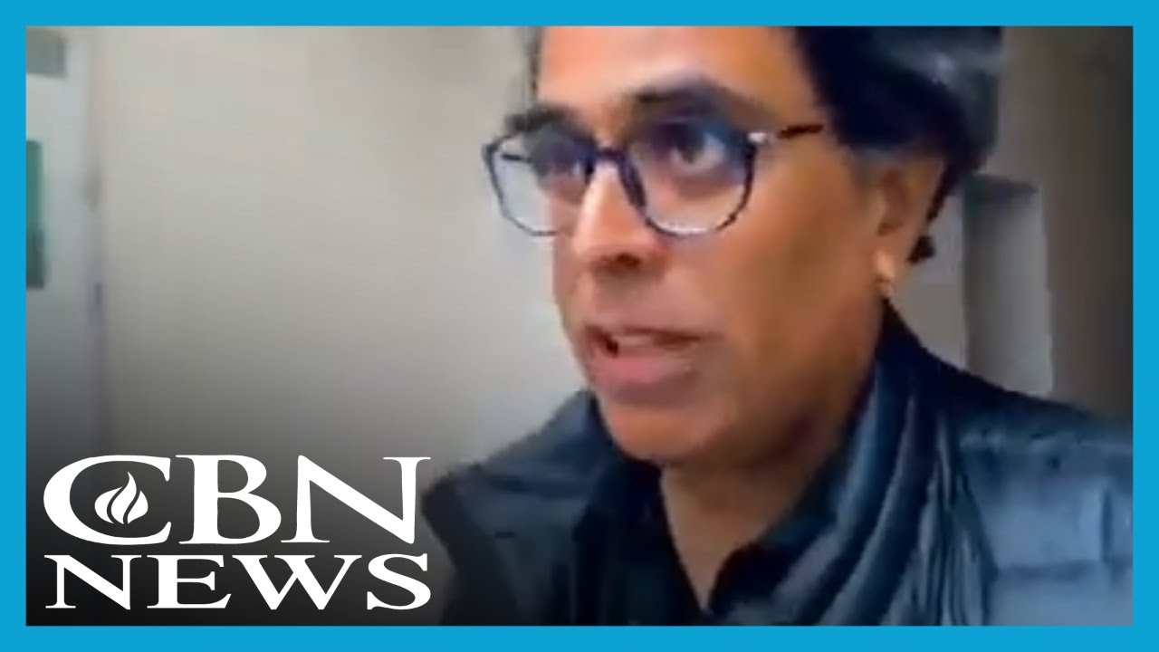 CBN's George Thomas Takes Shelter as Air Raid Sirens Go Off in Lviv ...