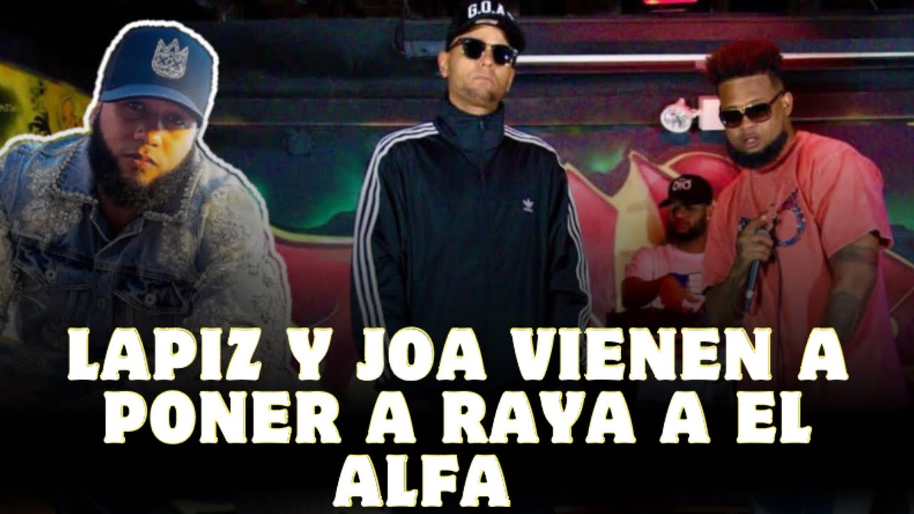 JOA EL SÚPER MC ANUNCIA NUEVO ÁLBUM DE RAP CON LÁPIZ CONCIENTE DONDE ...