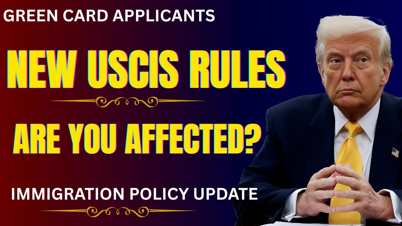 USCIS Just Announced Green Card Rule Changes – Check If You Qualify! - YouTube