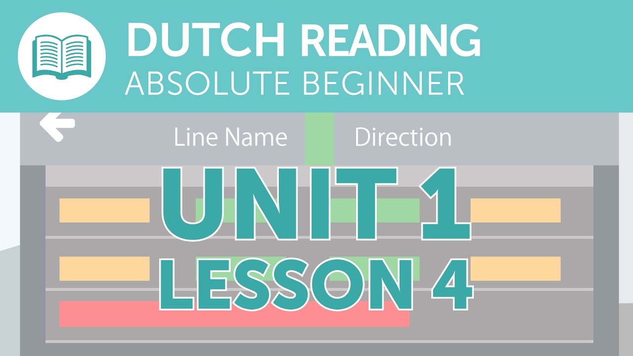 Dutch Reading for Absolute Beginners - A Dutch Notice at the Station ...