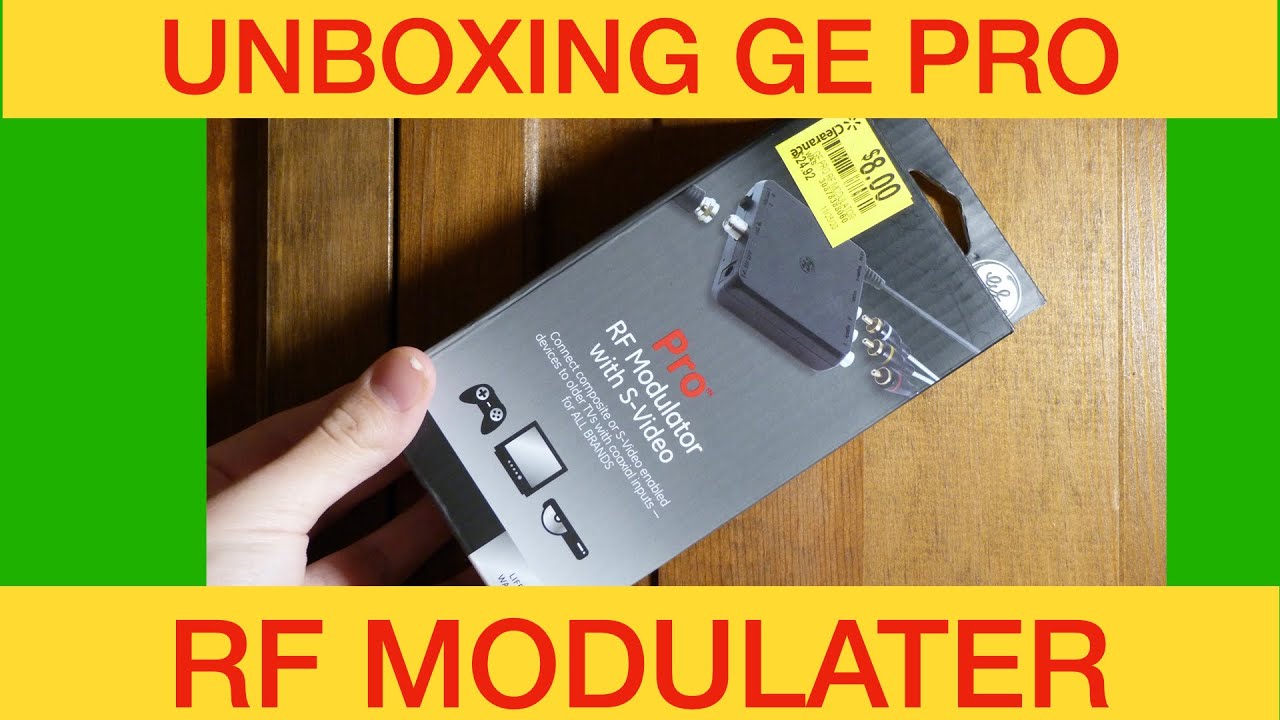 UNBOXING GE PRO RF MODULATER MODEL 38806 - YouTube
