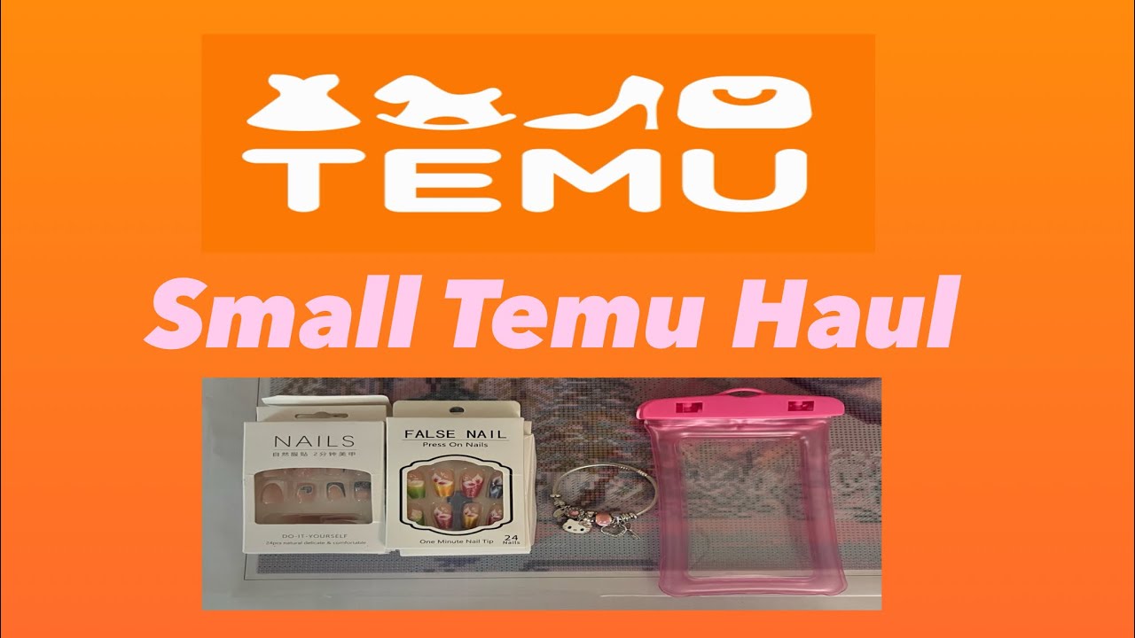 Small Temu Haul | Press On Nails 💅🏻 etc. - YouTube