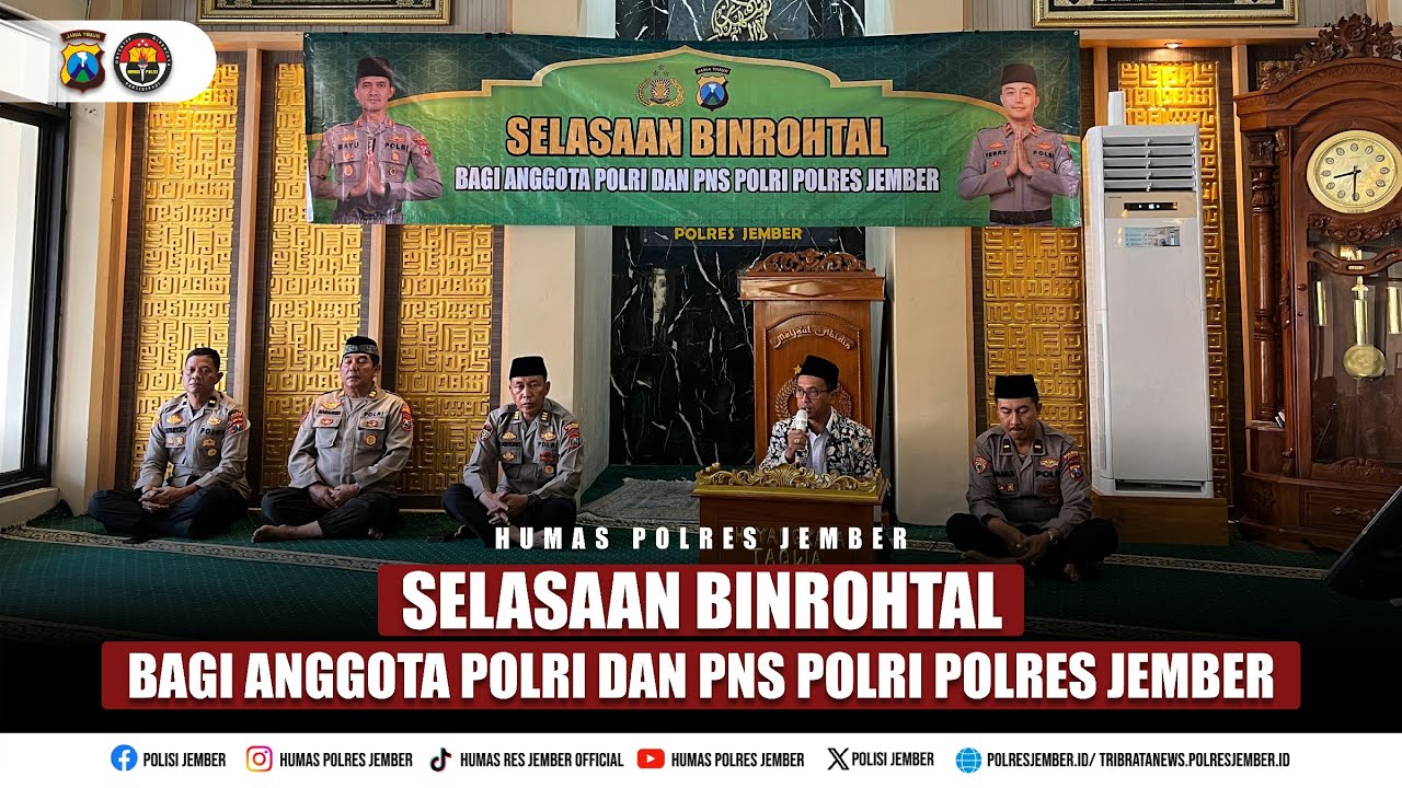 Selasaan Binrohtal Polres Jember - YouTube