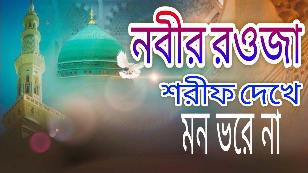 নবীর রওজা শরীফ দেখে মন ভরেনা | nobir rowja sharif gojol | আরশের মেহমান ...