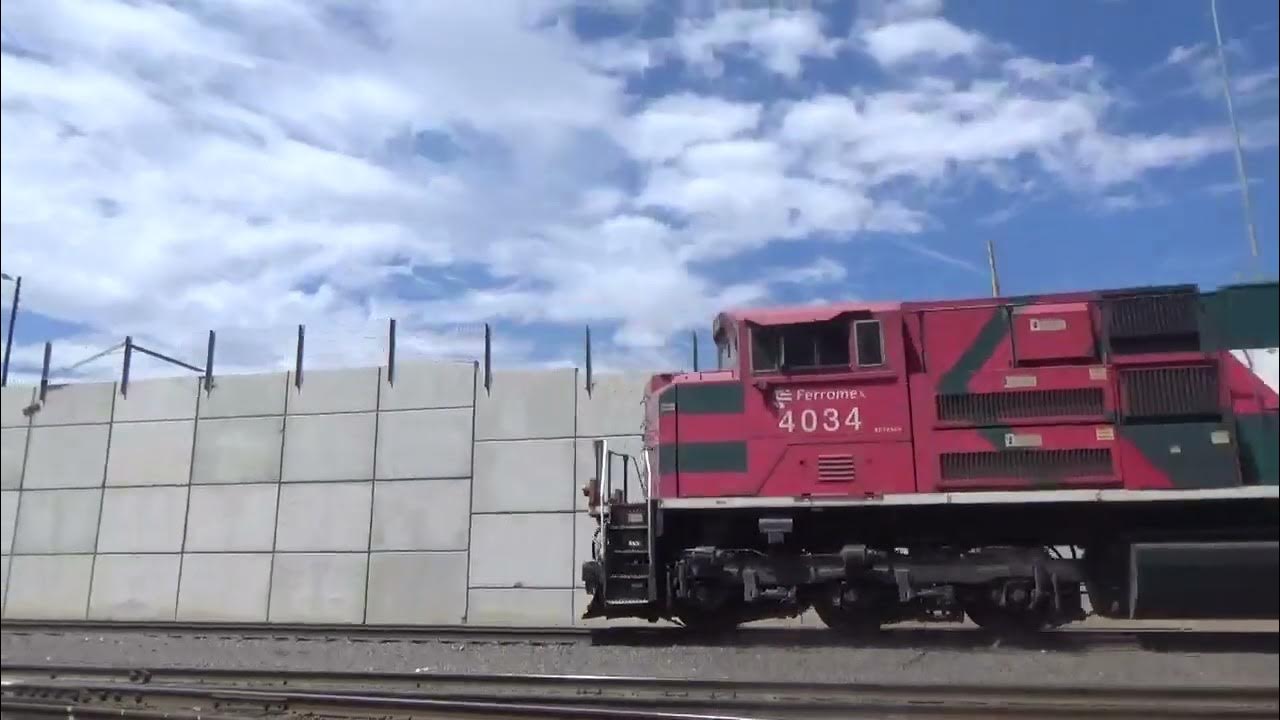 FXE SD70ACe 4034 Switching In El Paso Texas 7-31-2023 - YouTube