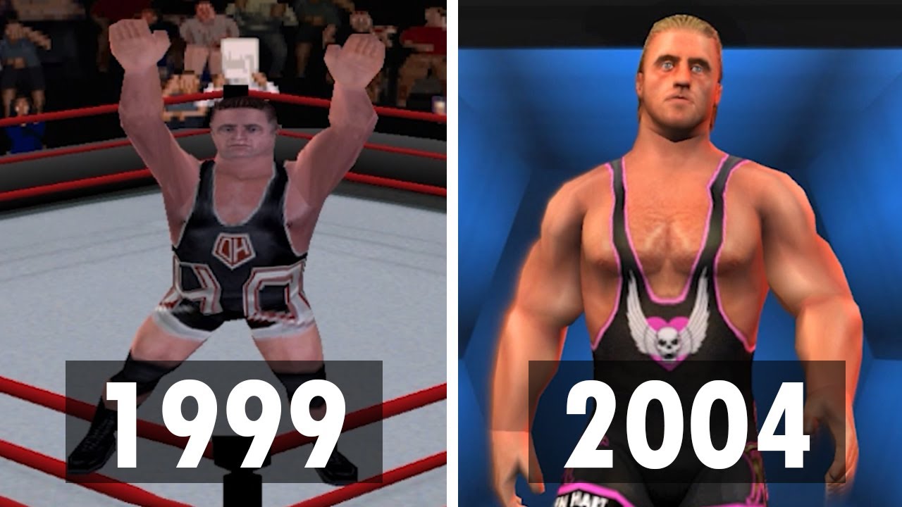 Owen Hart Wrestling Game Evolution | 1994 to 2004 | WWE Raw to Showdown ...