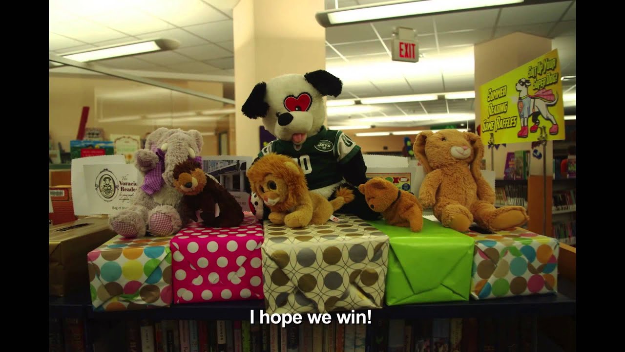 Larchmont Library Stuffed Animal Sleepover 2015 - YouTube