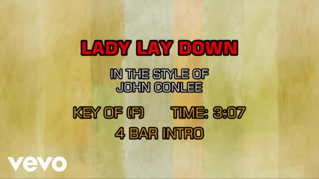 Lady Lay Down (Karaoke)
