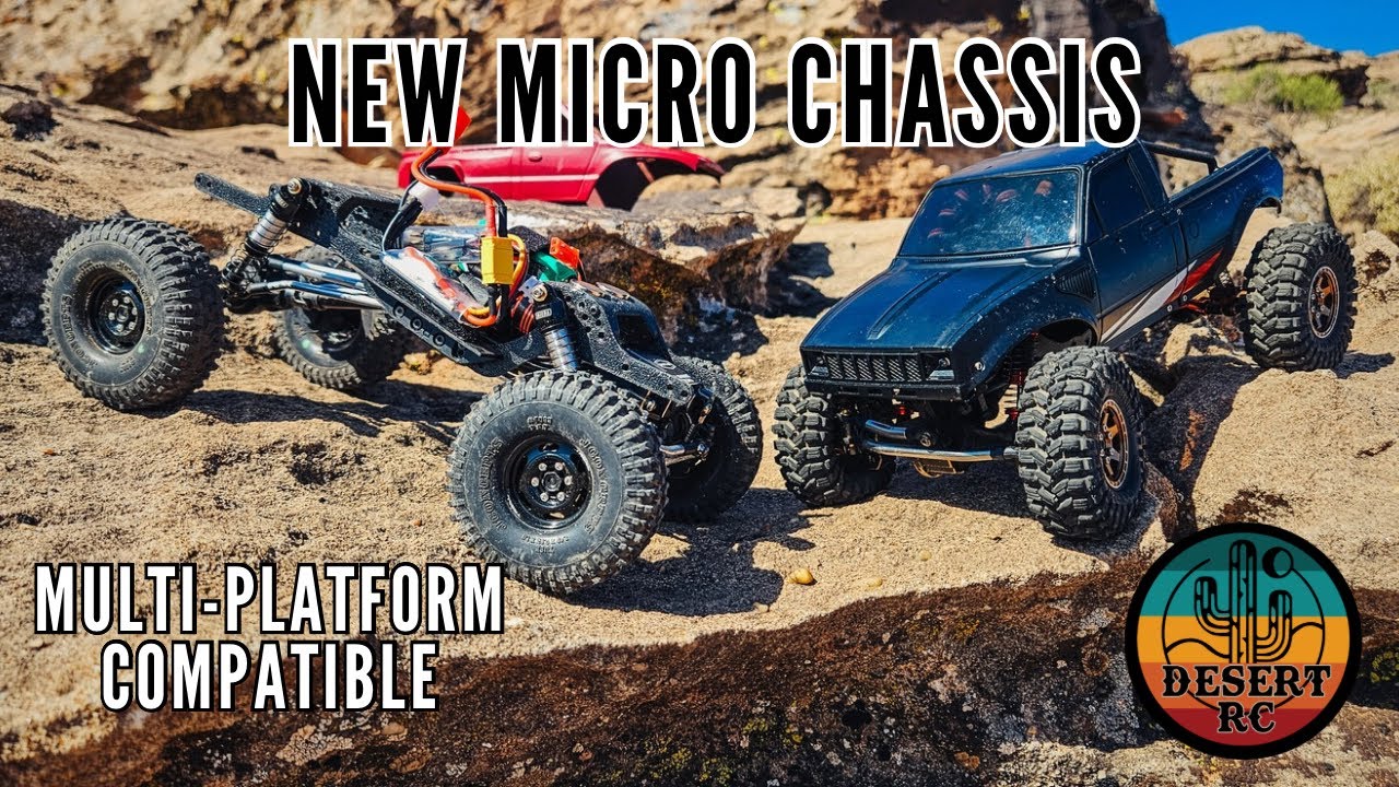 Desert Rc Stinger Jr Chassis Trx4m/Ascent18 Upgrade - YouTube