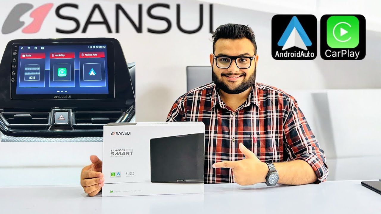 SANSUI SAM 5355 CAR ANDROID PLAYER🤩SANSUI ANDROID🔥BEST ANDROID PLAYER ...