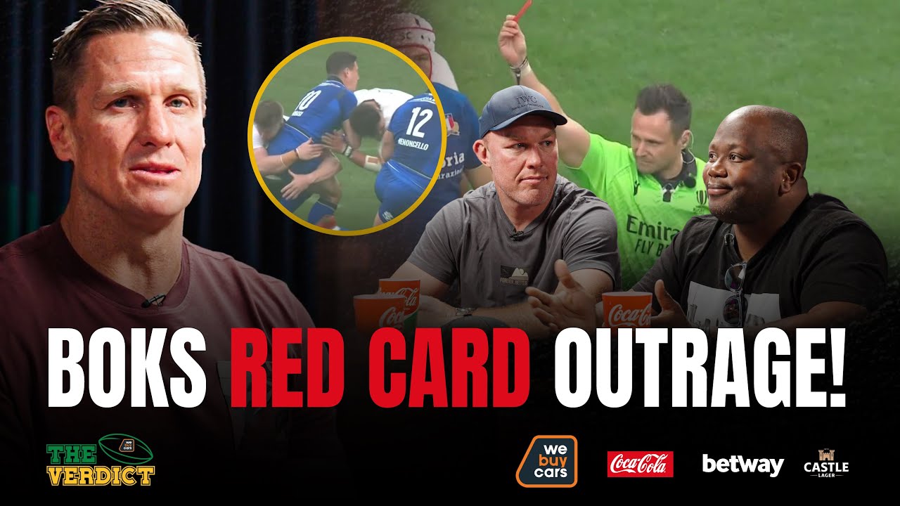 World Rugby Under Fire! Springboks Fight Back After Shock Red Card ...