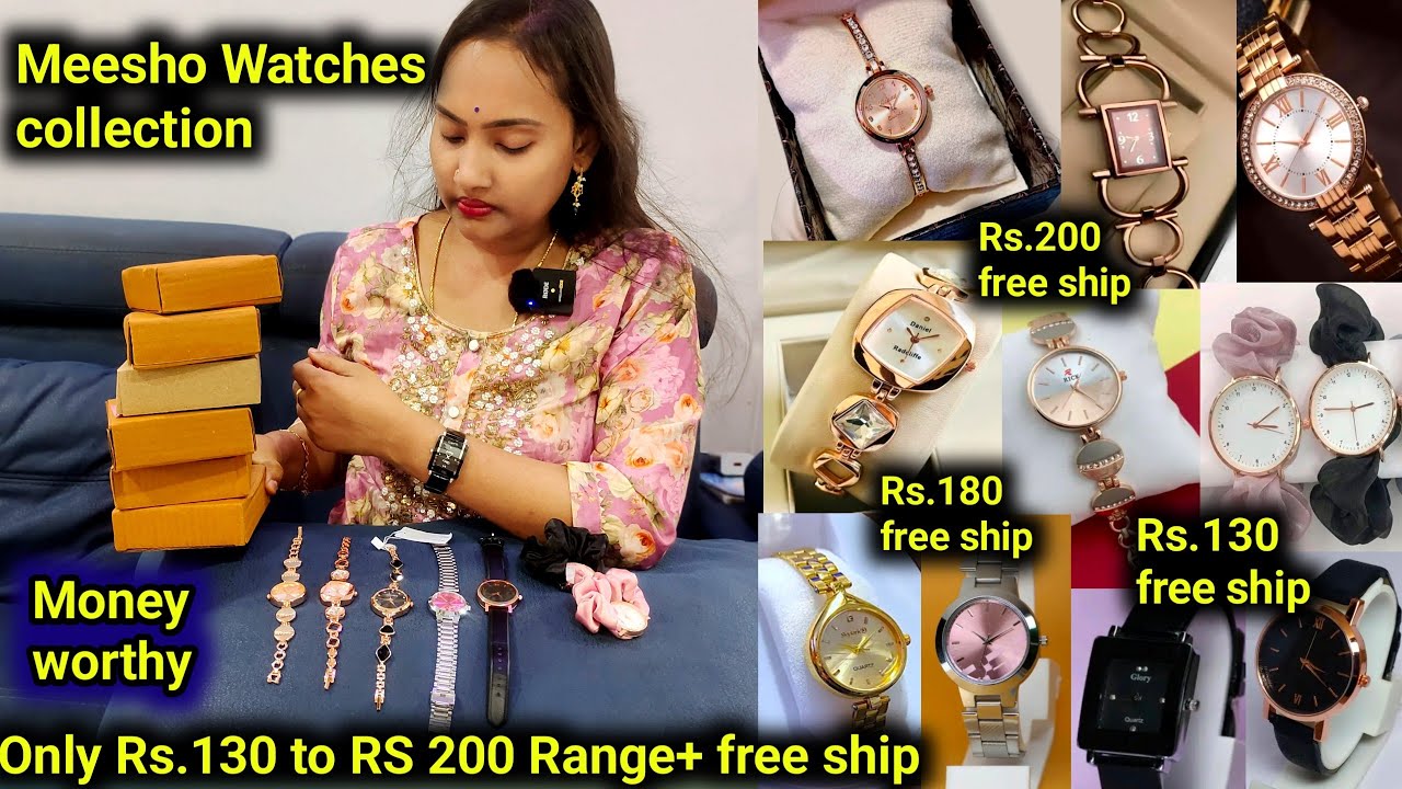 Meesho నుండి మీరు ఎప్పుడు నుండో అడుగుతున్న Watches video🤗 చాలా ...