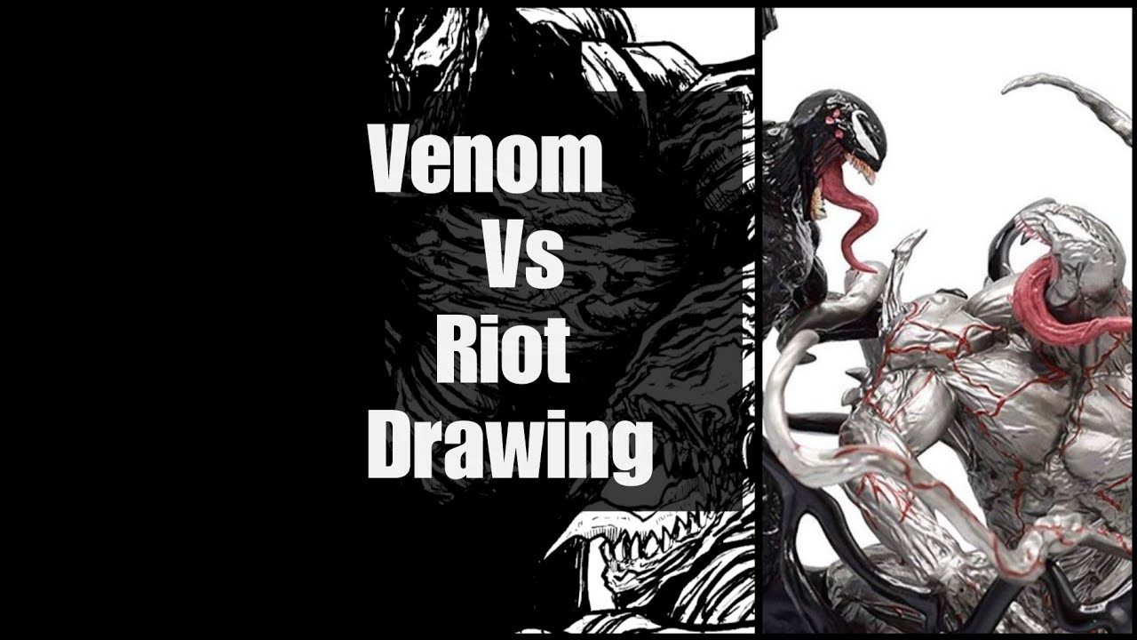 Venom vs Riot drawing - YouTube