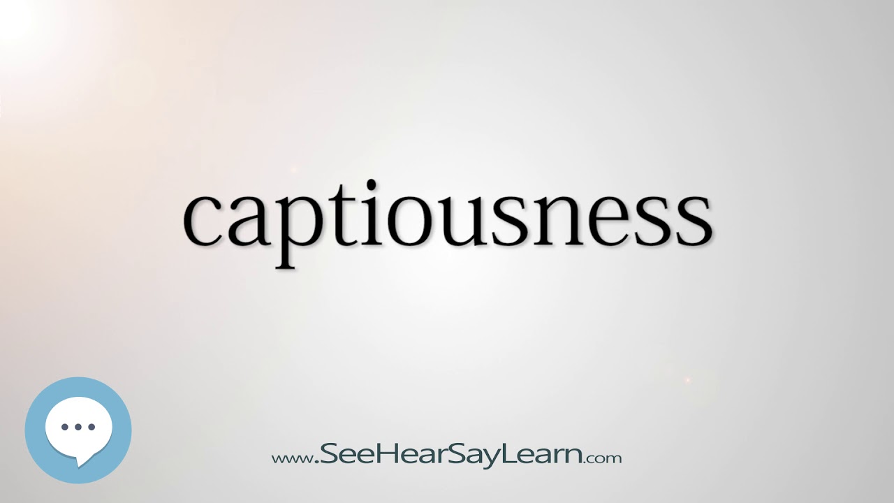 captiousness (Every English Word Pronounced) 📕🔊🗣️😎 - YouTube