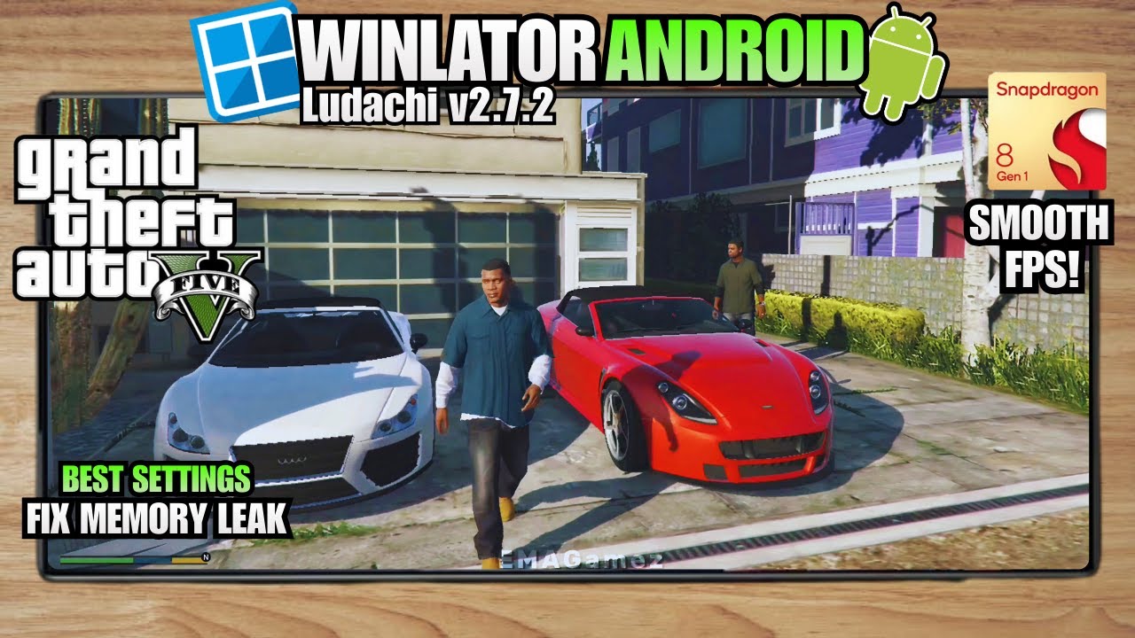GTA V on Android | Winlator Bionic Ludashi v2.7.2 | Tested on ...