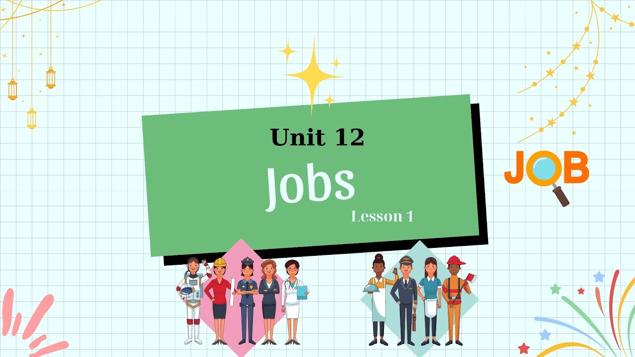 Tiếng Anh 4 - Global Success - Unit 12 : Jobs - Lesson 1 - YouTube