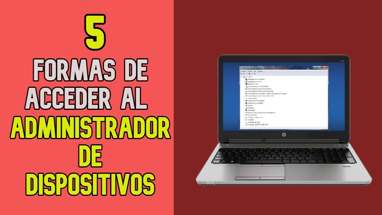 🔹 como ENTRAR en ADMINISTRADOR de DISPOSITIVOS Windows 10 - YouTube