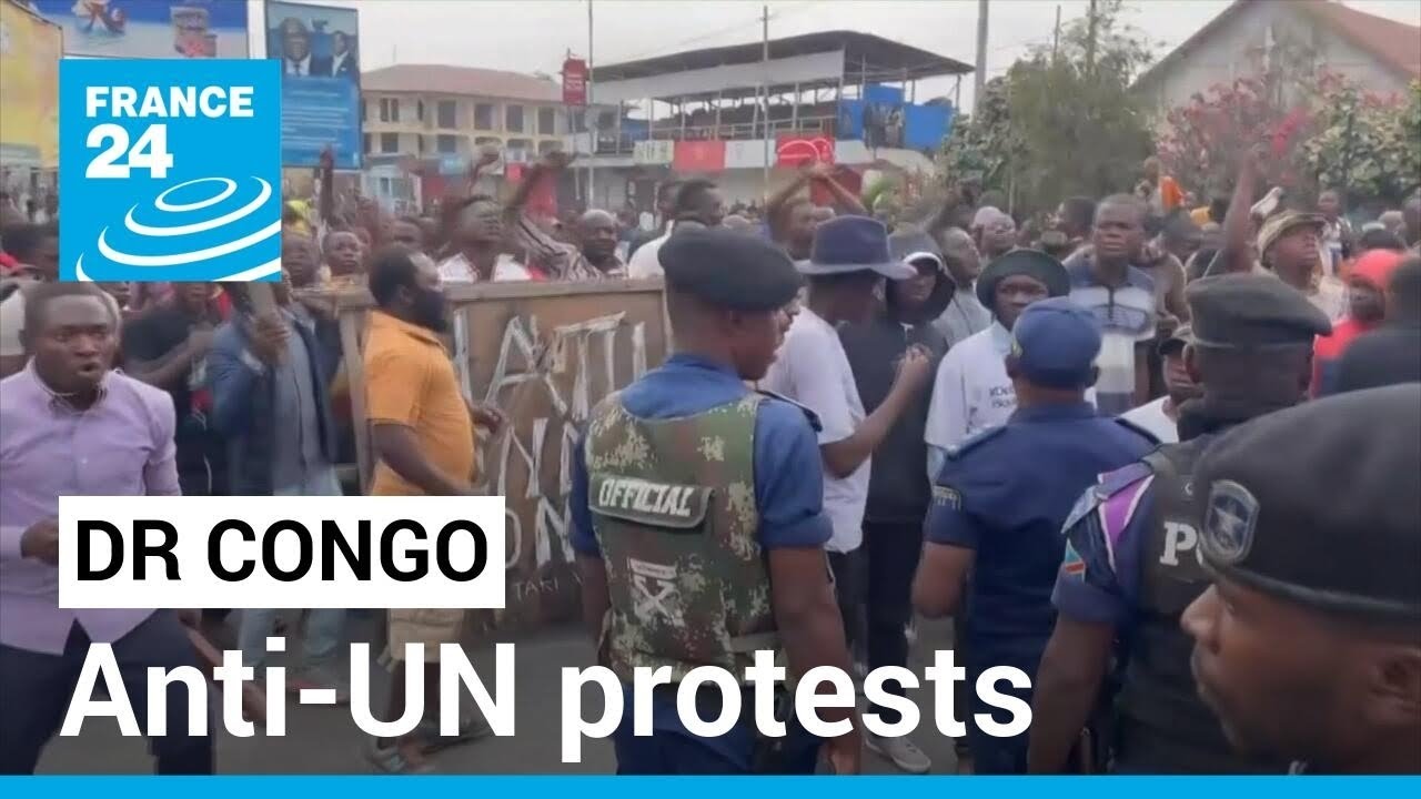 Anti-UN protests turn deadly in DR Congo • FRANCE 24 English - YouTube