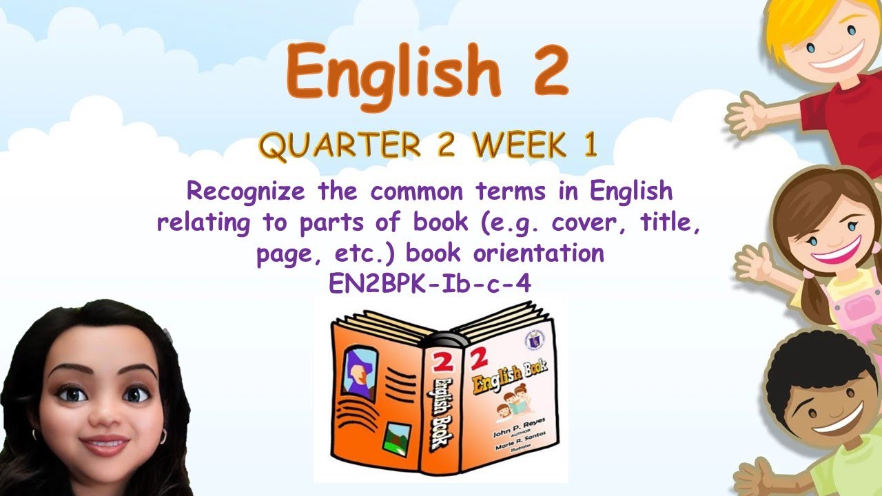 ENGLISH 2 QUARTER 2 WEEK 1 || PARTS OF THE BOOK || MAESTRAmo - YouTube