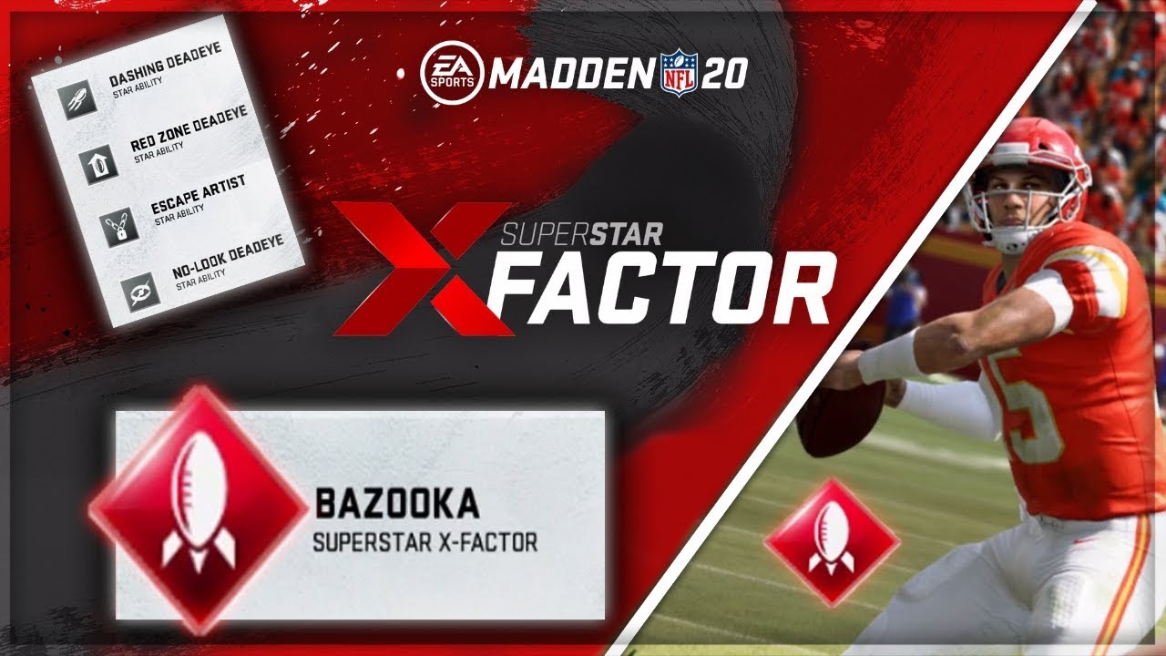 *NEW* Madden 20 X Factor Details | Better Gameplay + Mahomes COULD Be ...