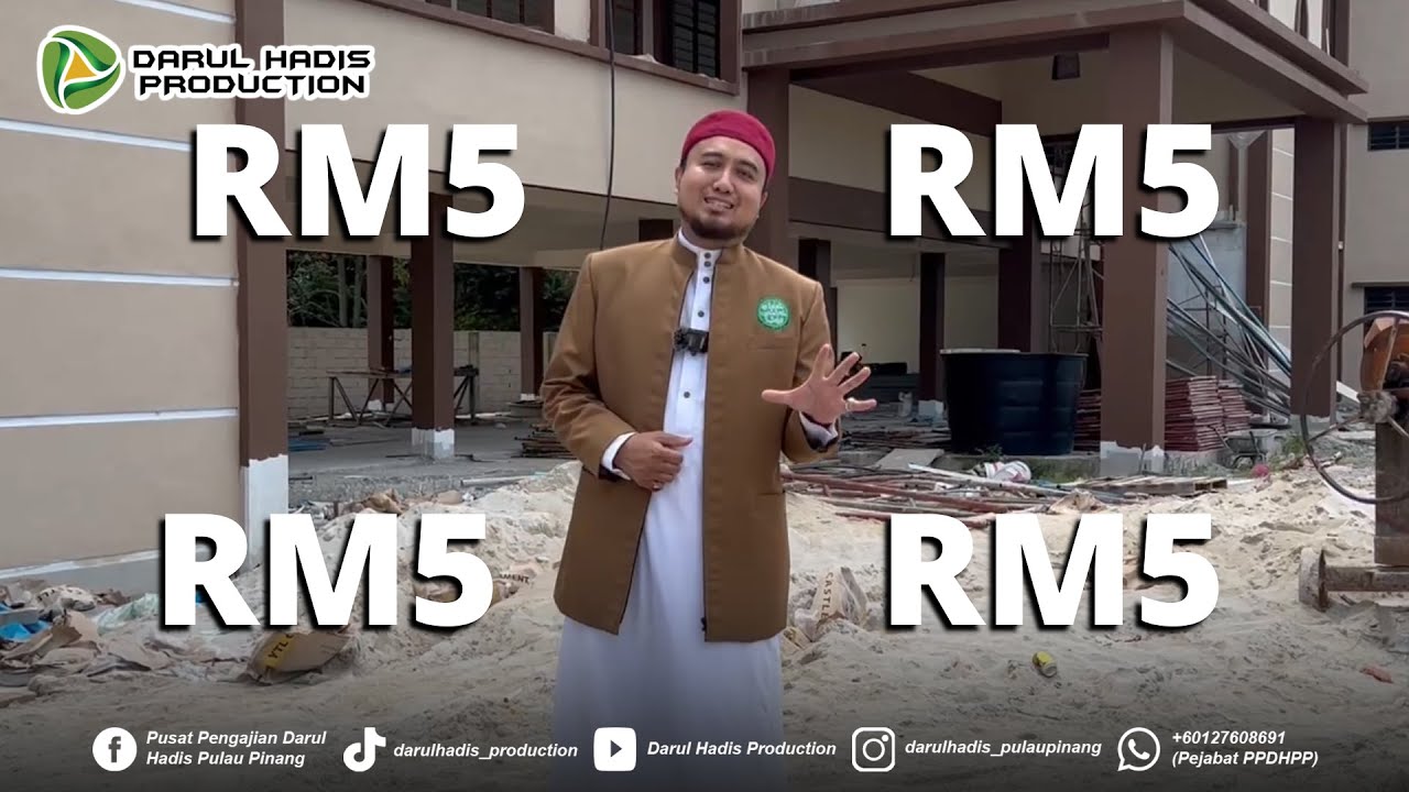 TIDAK MISKIN Orang Bersedekah | Infaq RM5 - YouTube