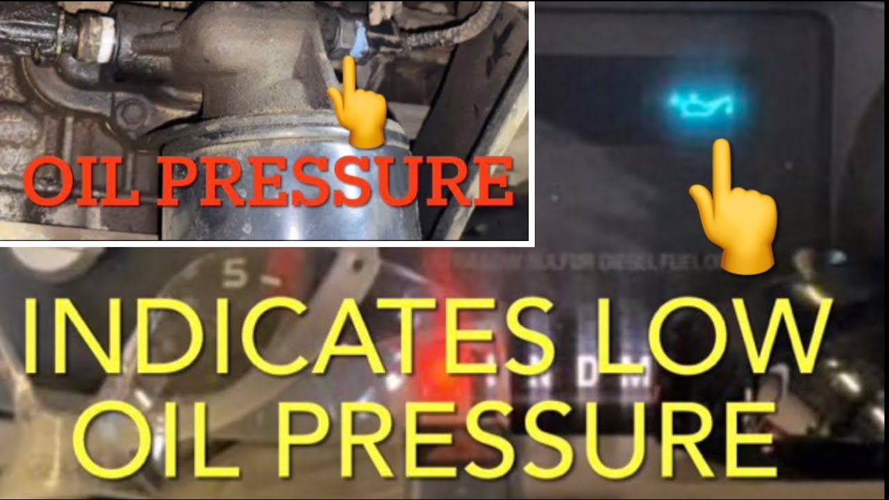 Ford oil pressure / oil can warning on instrument cluster can I keep ...