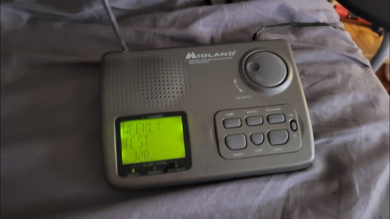 (EAS) Required Weekly Test On My Midland WR30 - YouTube