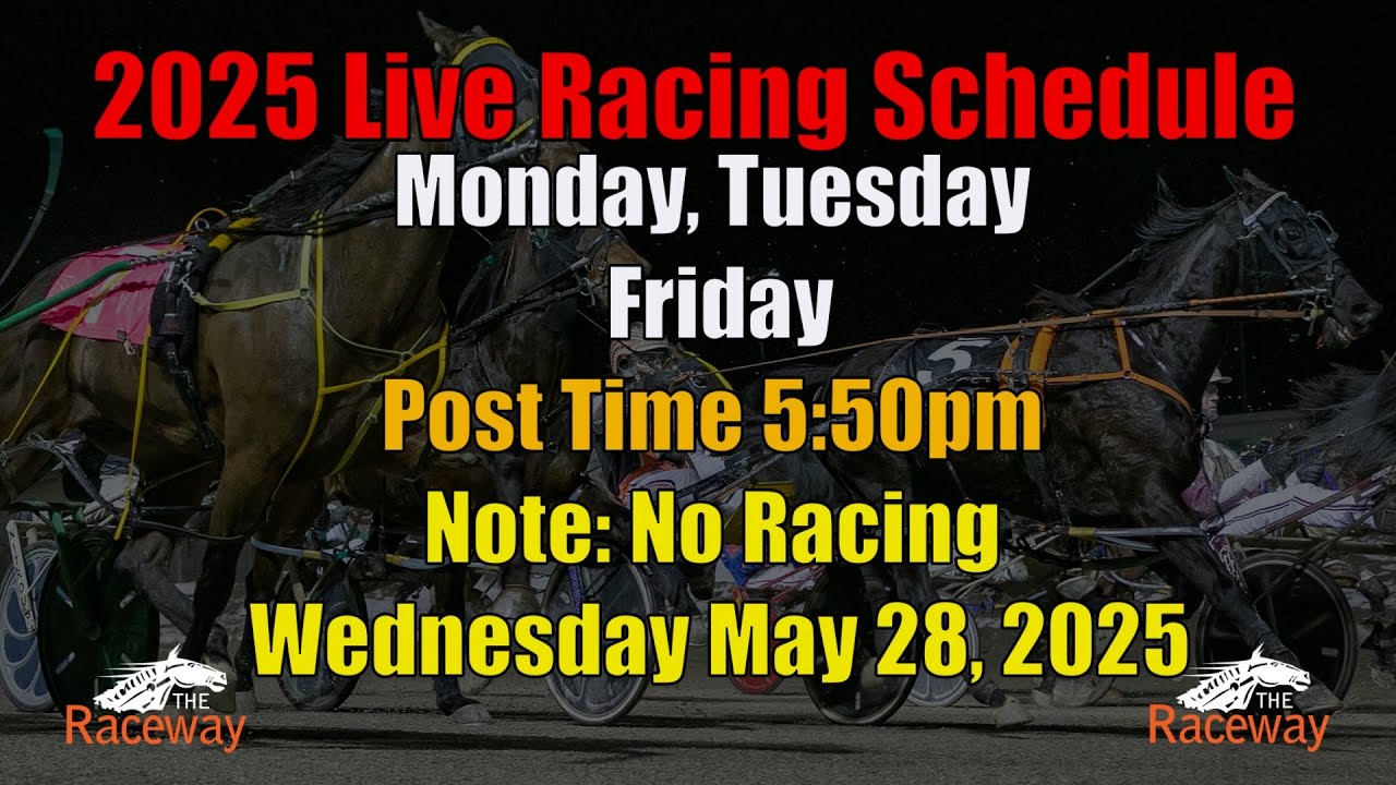 Monday May 26 2025 - Full Race Day Program - YouTube
