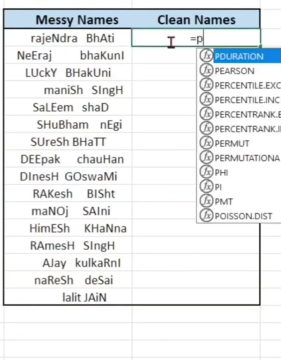 fixing messy data in excel #exceltricks #exceltutorial #excelshortsvideo - YouTube