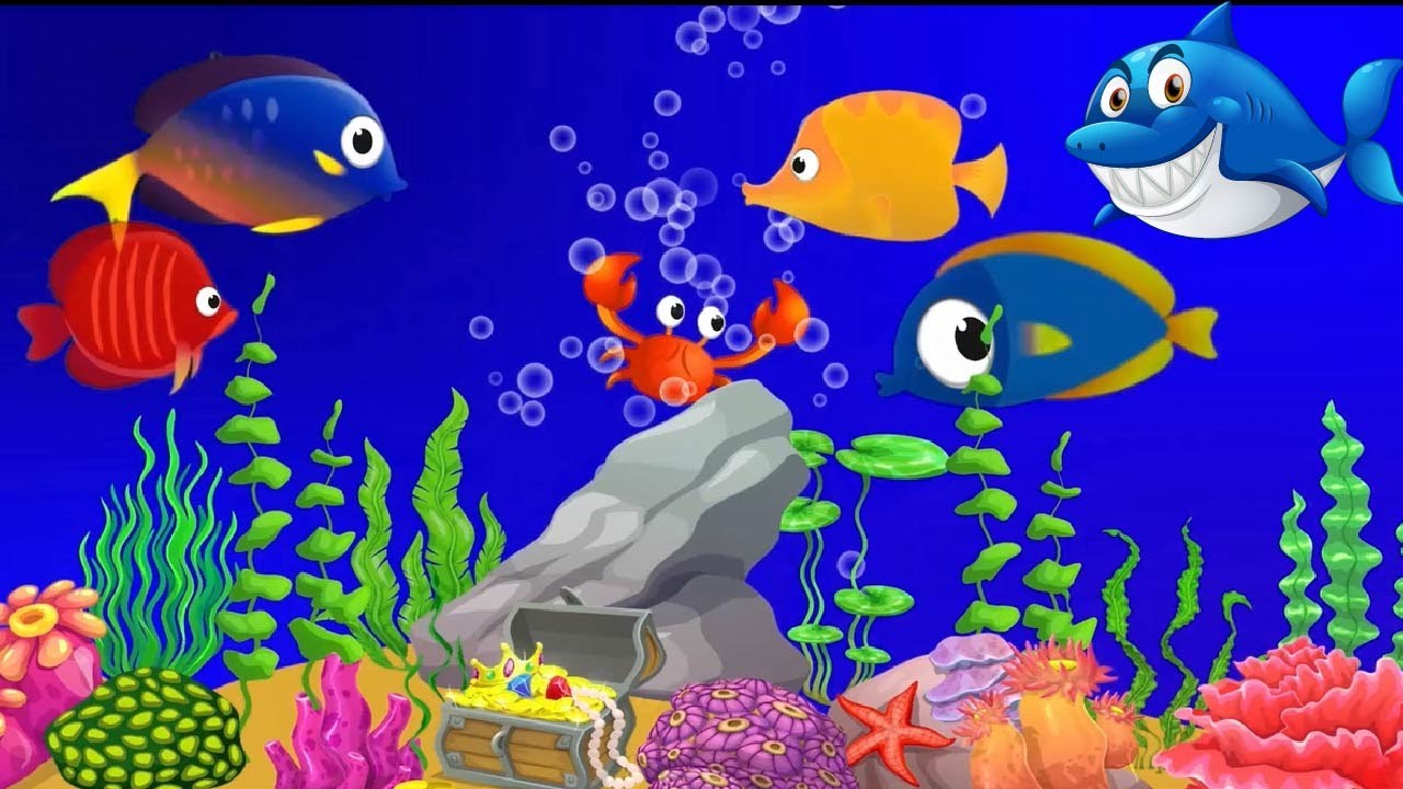 Bedtime Lullabies and Calming Undersea Animation, Baby Lullaby ...