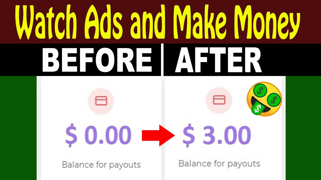 Watch Ads and Make Money || Ads Watching || 3$ Payment Withdraw Proof ...