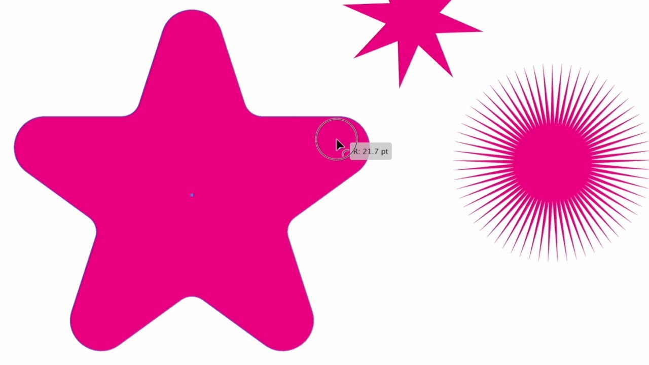 How to make a Star with Rounded Corners in Adobe Illustrator 2024 - YouTube