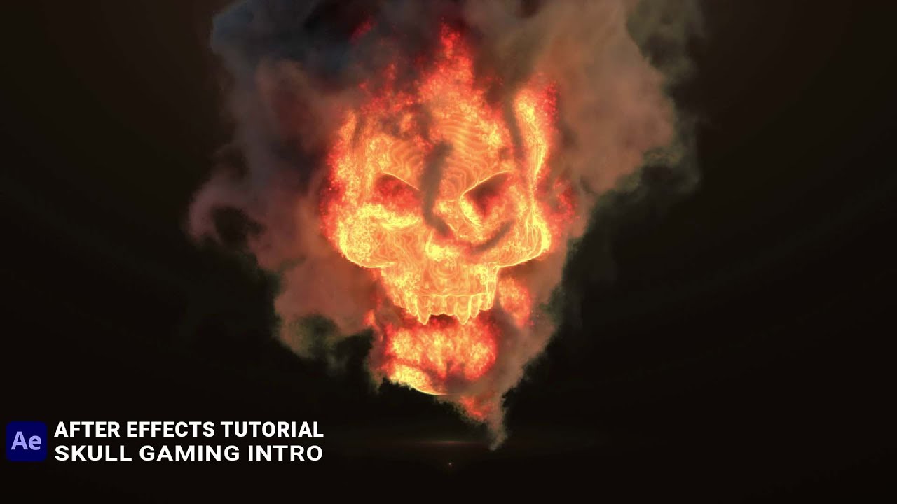 After Effects Tutorial: Make Skull Gaming Intro Video in After Effects ...