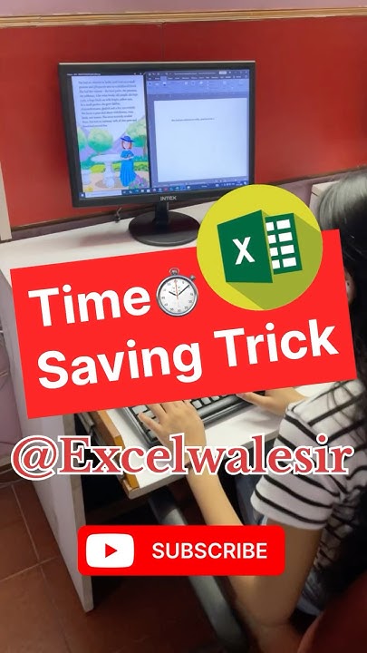Time Saving Trick⏱️#excelwalesir #exceltricks #ytshorts #exceltraining #computertips - YouTube