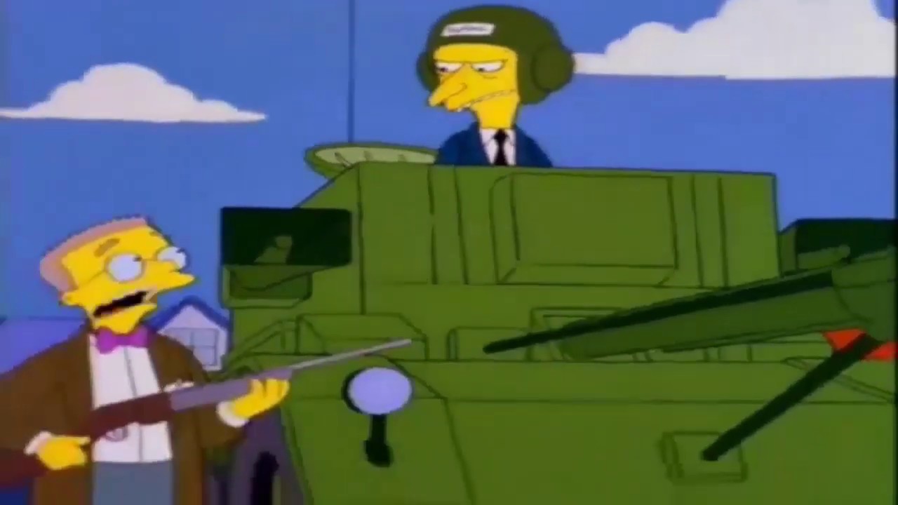 Burns Y Su Tanque 2 - Parodia - YouTube