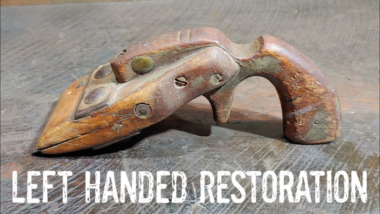 Antique Boat Paint Scraper Restoration - Left Handed Restoration - YouTube