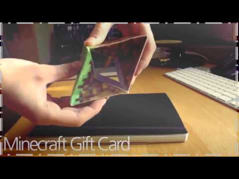 Minecraft Gift Card - YouTube