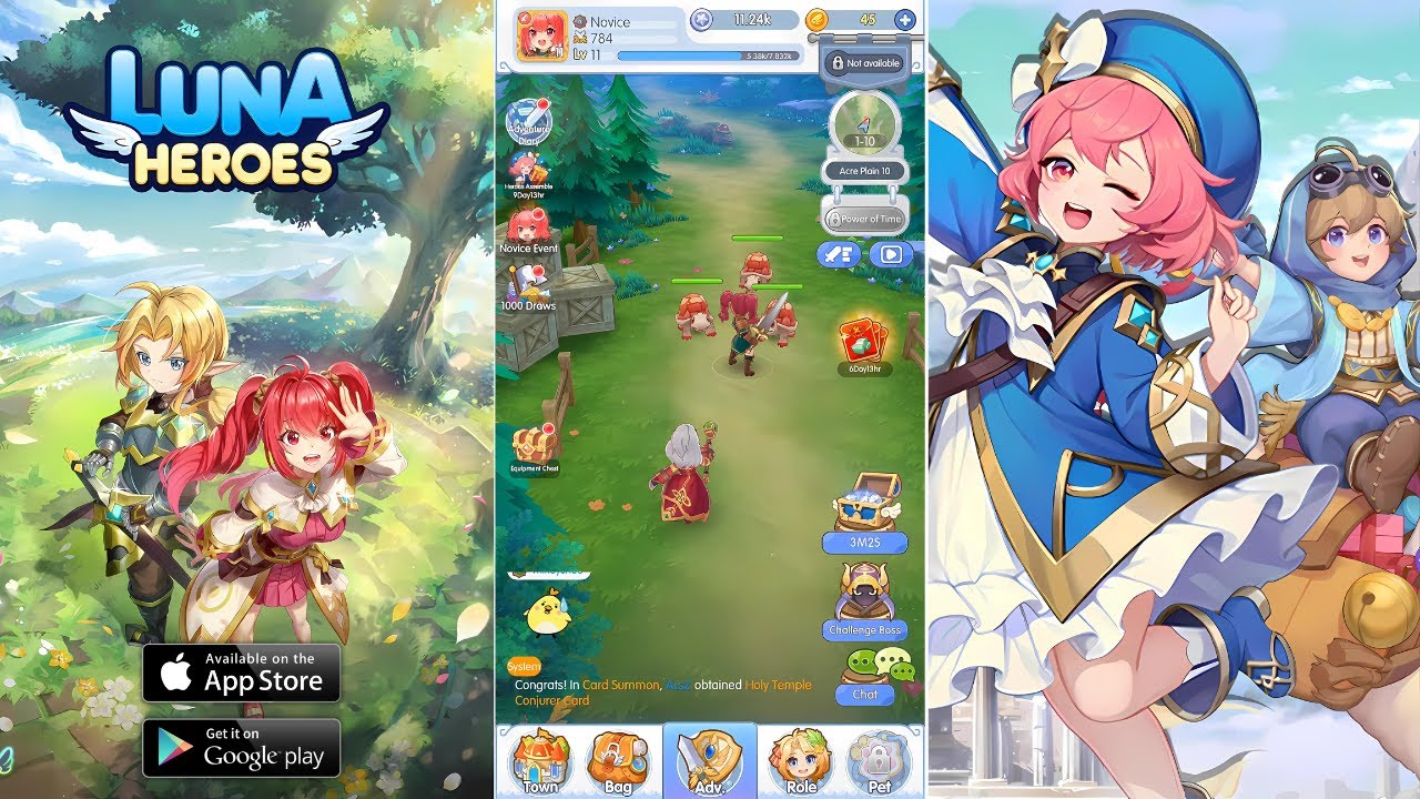 Luna Heroes Gameplay | Idle RPG (Android & iOS) - YouTube