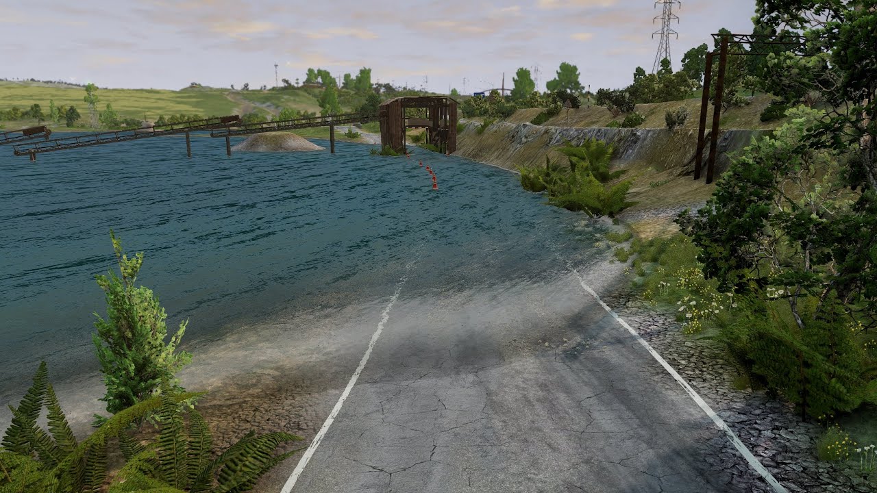 Water wading section-BeamNG.drive - YouTube