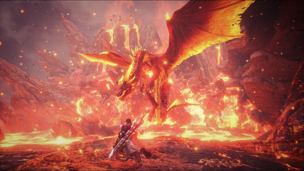 Monster Hunter World Modded: Resurgence Crimson Fatalis - YouTube