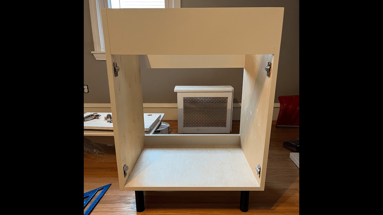 DIY Bathroom Vanity 1. - YouTube