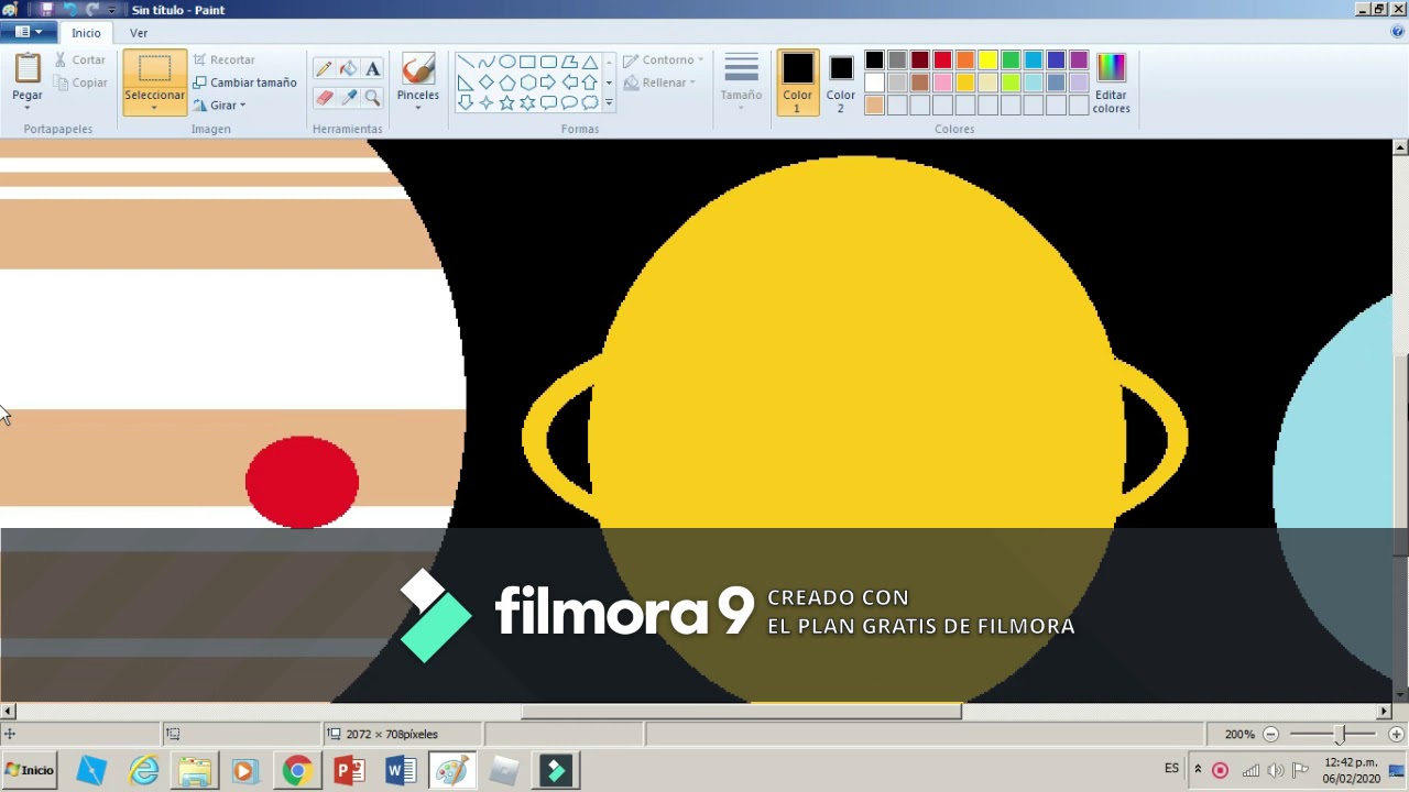 El Sistema Solar En MS Paint - YouTube