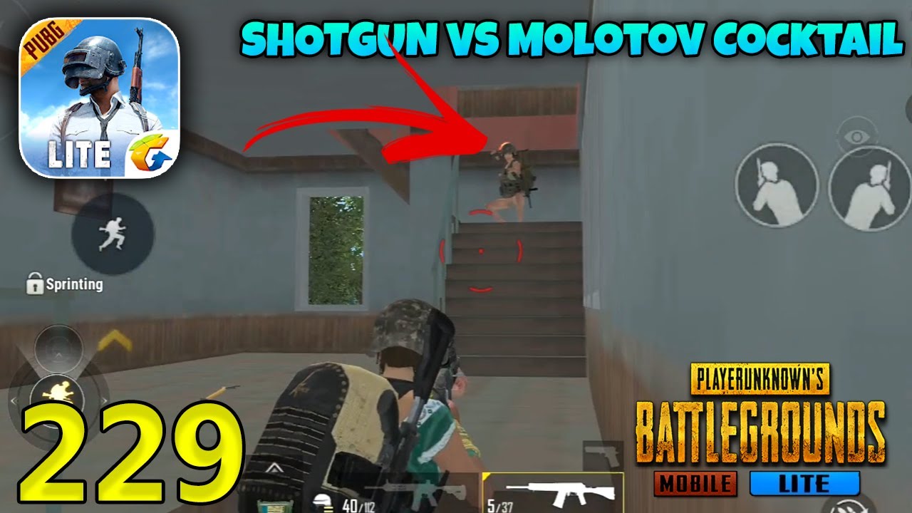 Shotgun VS Molotov Cocktail , Who Will Win? | PUBG Mobile Lite - YouTube