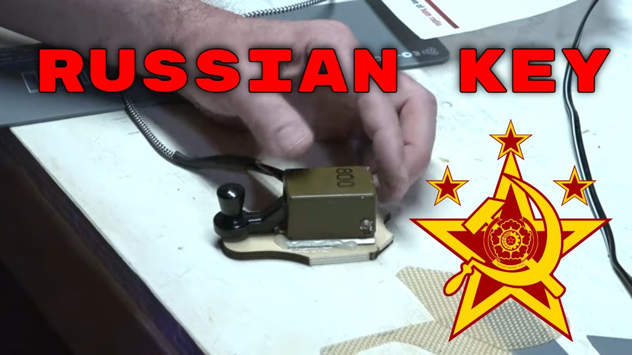Russian Portable Straight Key Mod jury rig ~ CW - YouTube