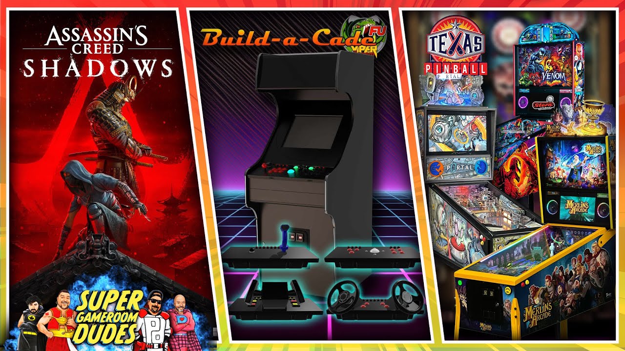 GRS Build A Cade FU, Texas Pinball Fest, Assassins Creed Shadows & More ...