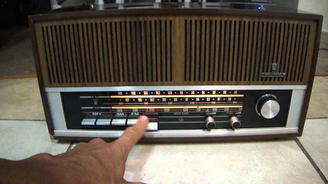 Vintage Grundig solid state radio receiver how WORKING sound music ...